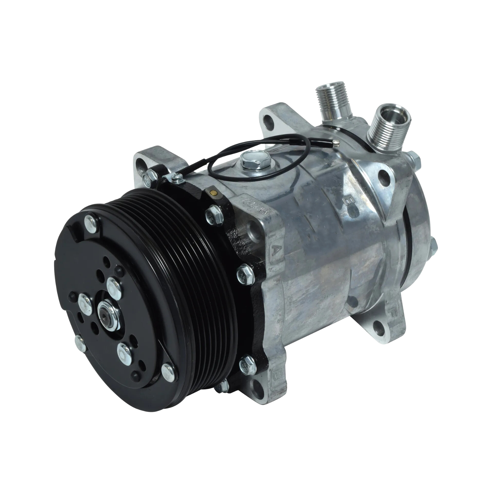 COMPRESOR AUTO FORD NEW HOLLAND SD5H14 POLEA MULTI R-134 UNIVERSAL ...